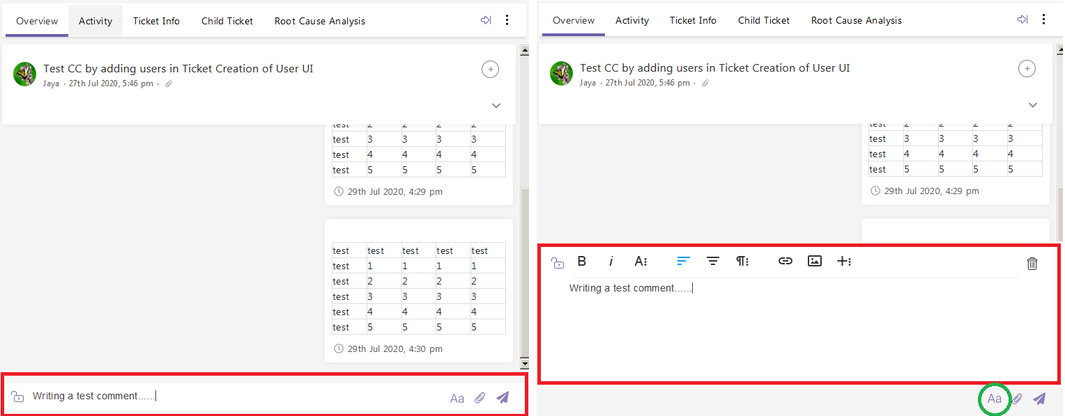 Pre-Release: Design Improvements in Comment Box & Chat Window in Agent ...